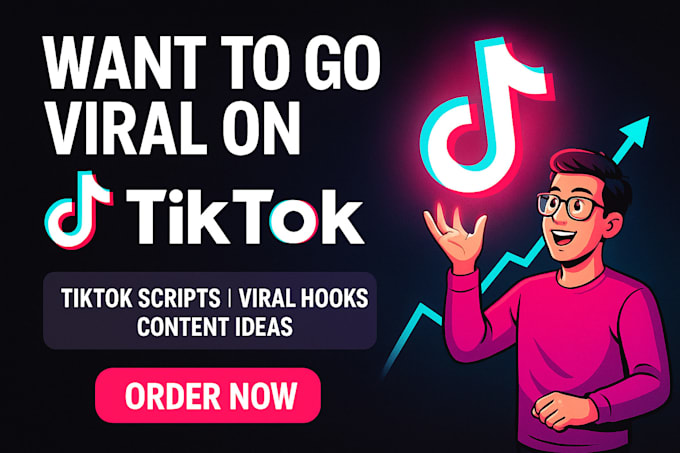 Write viral tiktok scripts and content ideas for your page by Ismailod | Fiverr