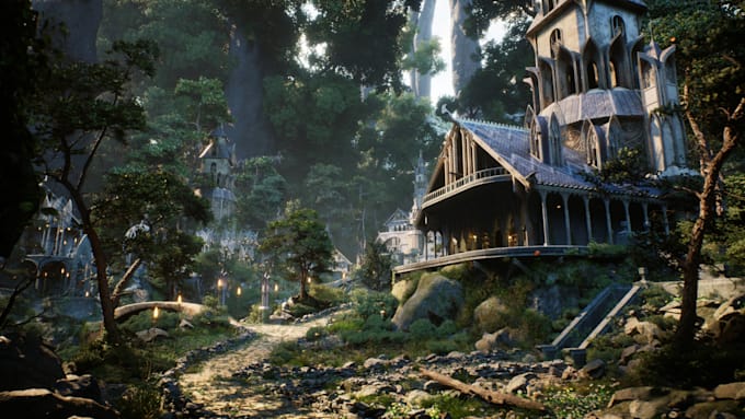 Do 3d environment terrain level design 3d game map for games in unity or ue5 by Joycraftstudio ...