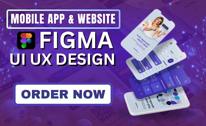 Design modern figma landing page design figma mobile app ui ux design ...