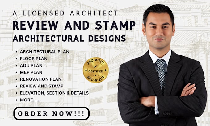 Review and stamp architectural drawing structural design mep house plan ...