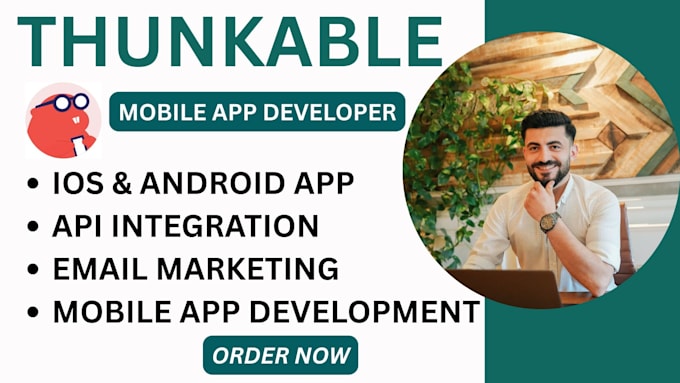 Build custom mobile app for ios and android with thunkable by Mercy_kelvin18 | Fiverr
