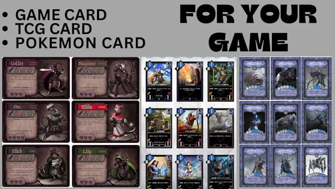 Design board game tcg playmat pokemon card game layout poker card 52 ...