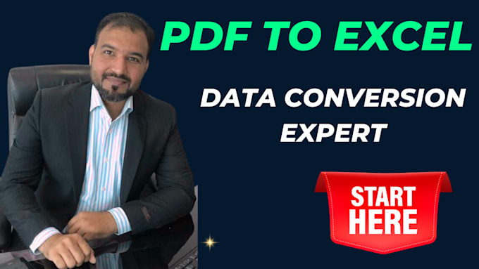 Convert pdf to excel, google sheet or csv file in 24 hours by M_arshad85 | Fiverr