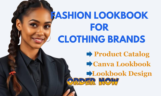 Design a fashion lookbook, product catalogue, with clothing brand ...
