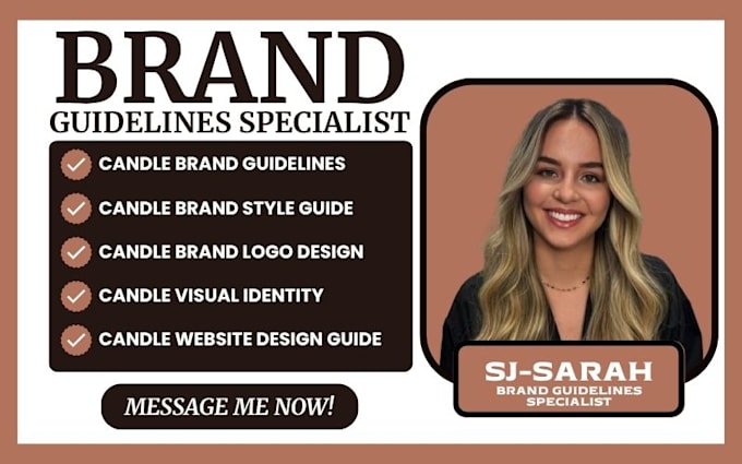 Create candle brand guidelines candle style guide candle website design ...