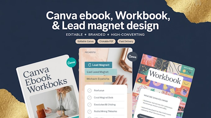 Canva ebook, workbook lead magnet, checklist, printable, flyer pdf ...