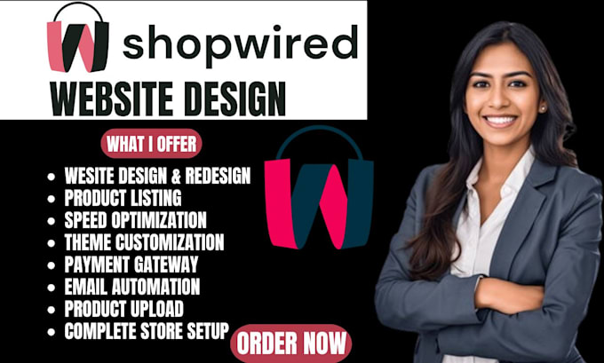 Build automated pro shopwired website design redesign wix ecommerce ...