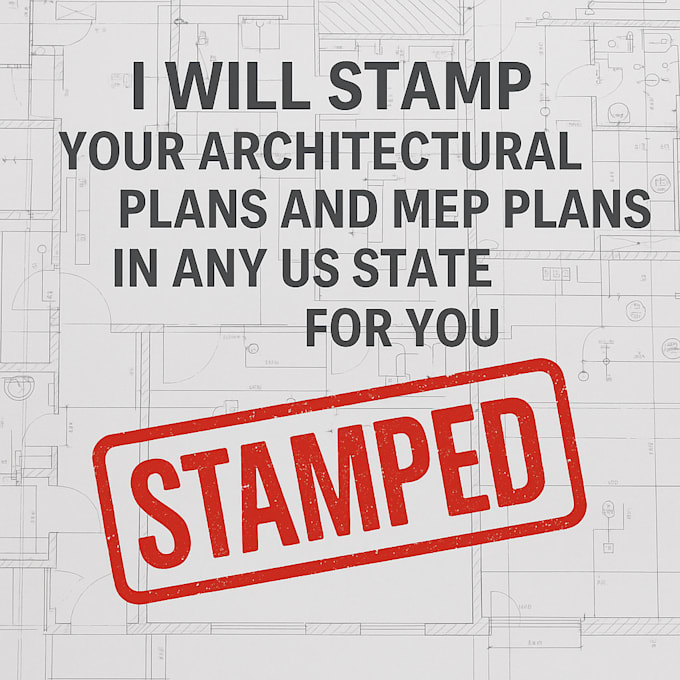 Stamp your architectural and mep plans for permit approval by Priscilla ...