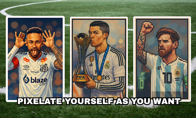 Turn your photo into a retro pixel art portrait by Styledbyartshop | Fiverr