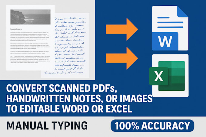 Convert scanned pdfs, handwritten notes, or images to editable word or ...