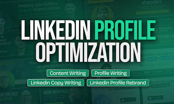 Optimize your linkedin profile by Red1_work | Fiverr