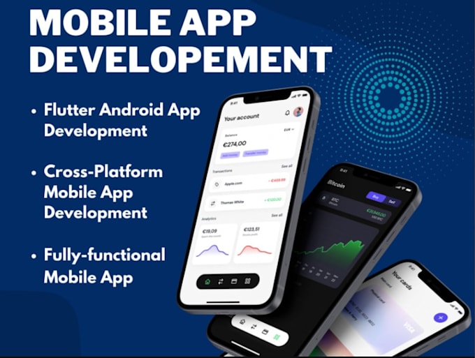 Do ios android app ai mobile app mobile app development as flutter developer by Olubol1 | Fiverr
