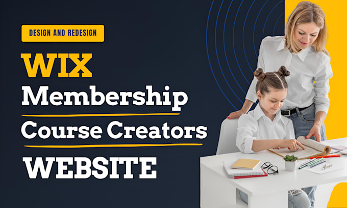 Build a wix membership website for course creators with video and ...