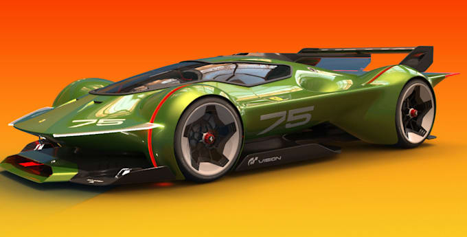Remodel 3d ferrari car,hyper sport car,glb car,3d body light,supercar ...