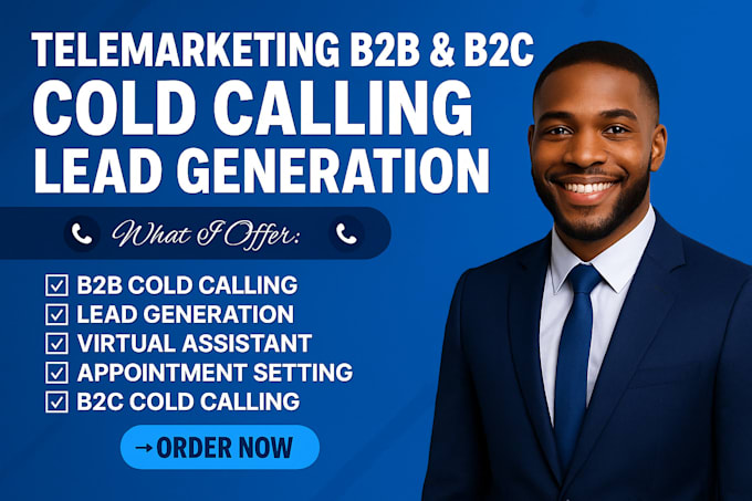 B2b b2c cold calling, real estate cold calling, cold calling, janitorial calls by Josephcole44 ...