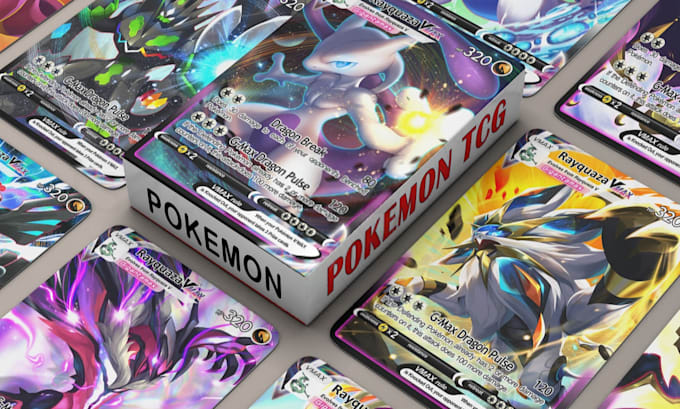 Design your custom tcg pokemon card with full art, stats and trainer ...