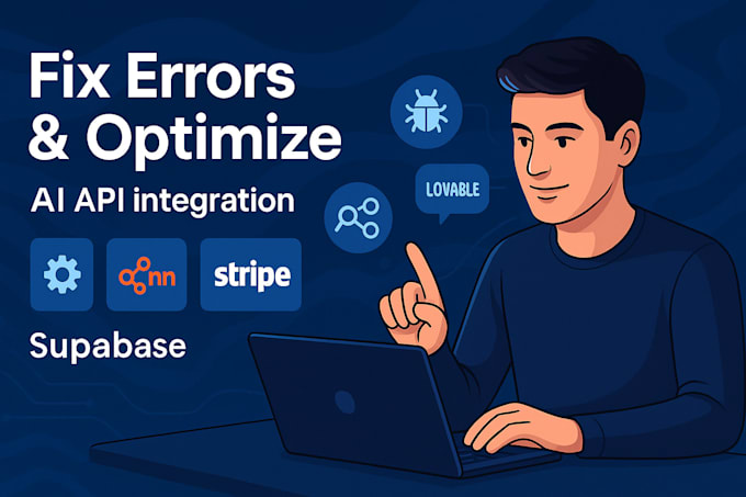 Fix errors optimize lovable dev ai api integration n8n stripe sup abase by Shpf123 | Fiverr