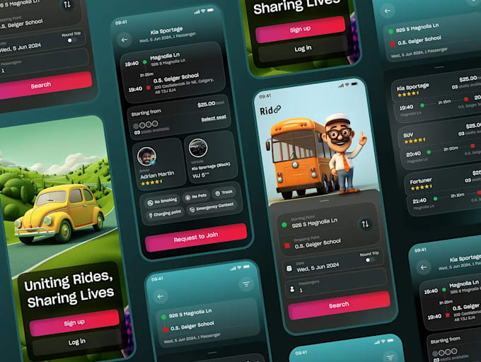 Build school transport app, school bus tracking app, pick and drop app ...