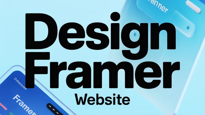 Create modern framer website design, framer landing page, framer developer by Olamilekans1 | Fiverr