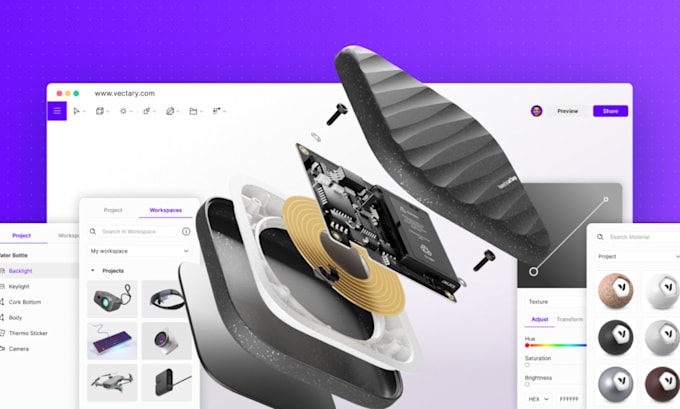 Create interactive 3d webgl website webflow landing three js configurator gsap by Techinnovatorr ...
