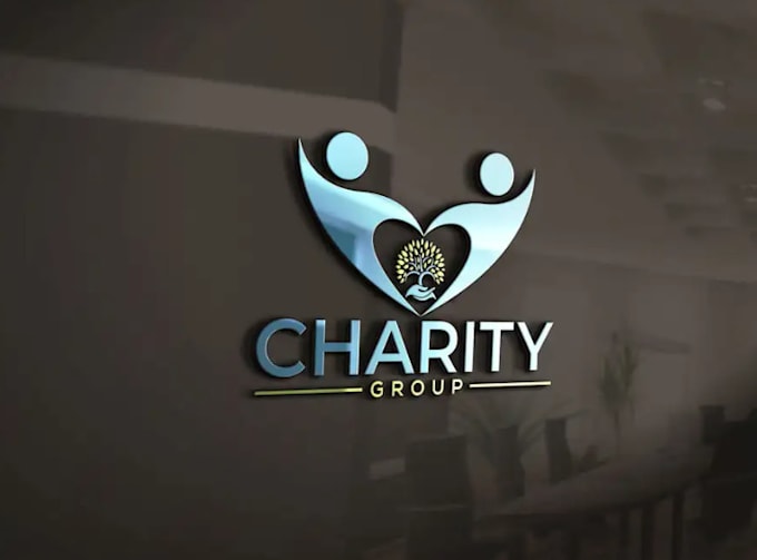 Design charity logo nonprofit, foundation, social impact and community ...