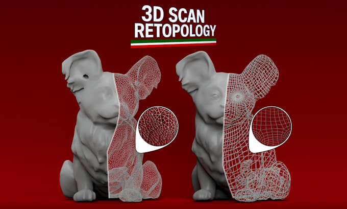Do retopology, clean and optimize your 3d mesh and character by ...