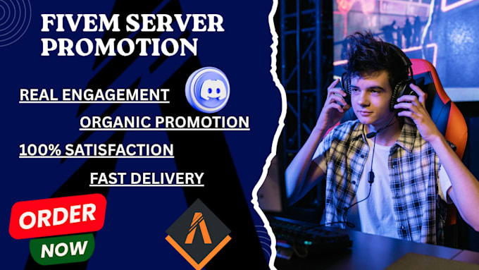 Do discord server promotion, fivem server promotion, gaming, discord ...