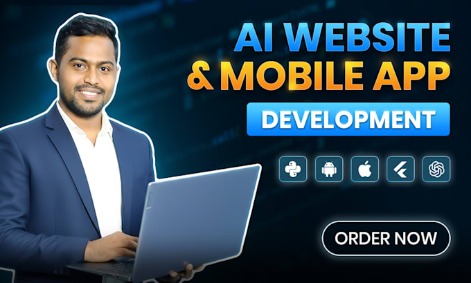 Develop ai website, ai mobile app, ai chatbot agent, full stack ai web ...