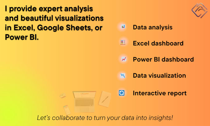 Analyze data and build interactive dashboards in excel by Mamwaom | Fiverr