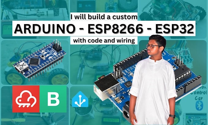 Build a custom arduino or esp project with code and wiring by Arcadius ...
