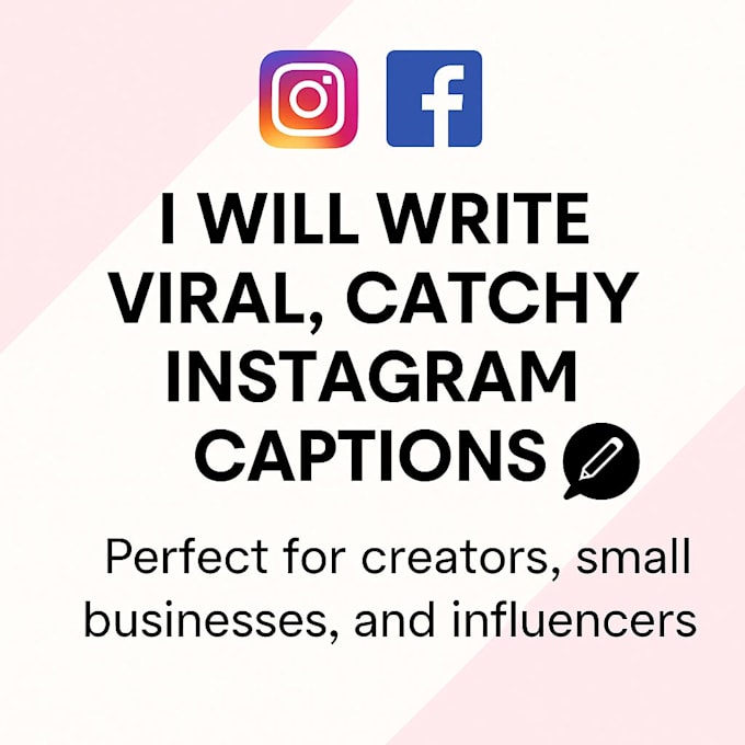 Write catchy instagram captions by Wordvibe_shelly | Fiverr