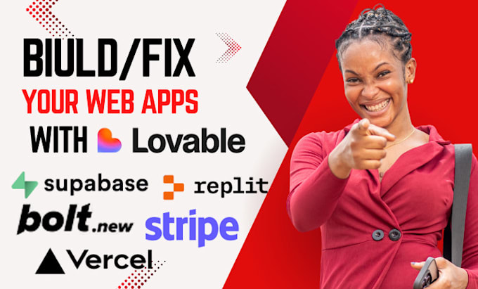 Build, fix ai saas mvp web app replit glide app supabase authentication by Regina_lovable | Fiverr