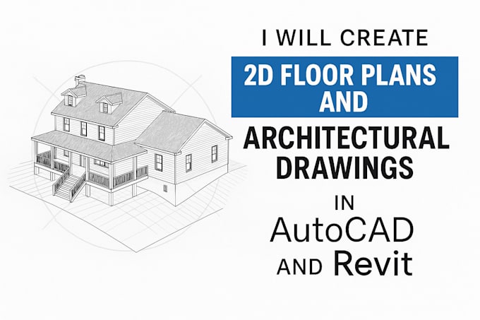 Create professional 2d floor and site plans in autocad revit by Memarqdesigns | Fiverr