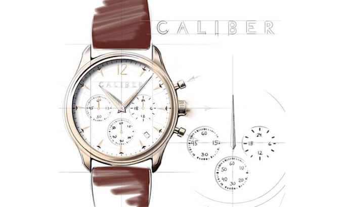 Create watch design concept sketches for manufacturing and marketing by ...