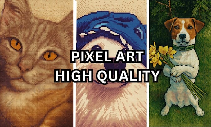 Create a custom pixel art portrait by Mesho64 | Fiverr
