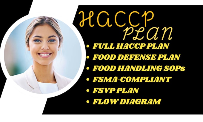 Design full haccp food safety plans procedures and monitoring forms ...