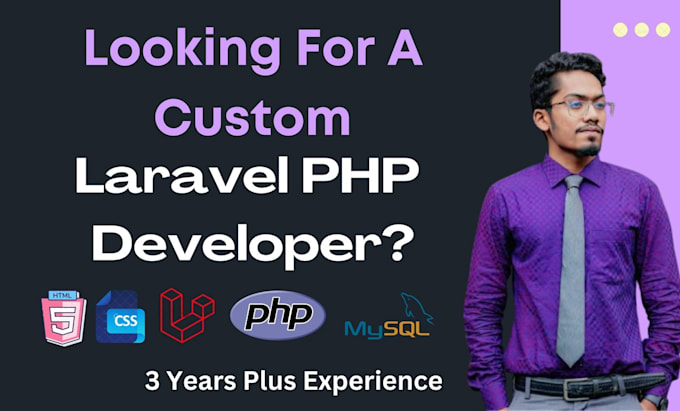 Php laravel developer do website development as full stack developer by Iftikharahmed13 | Fiverr