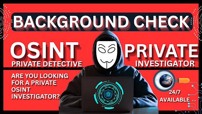 Background check osint private investigator detective,investigation,forensic usa by Aroojaayesha ...