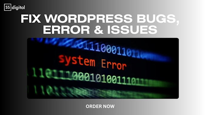 Fix any problems on your wordpress website by Ssdwordpress | Fiverr