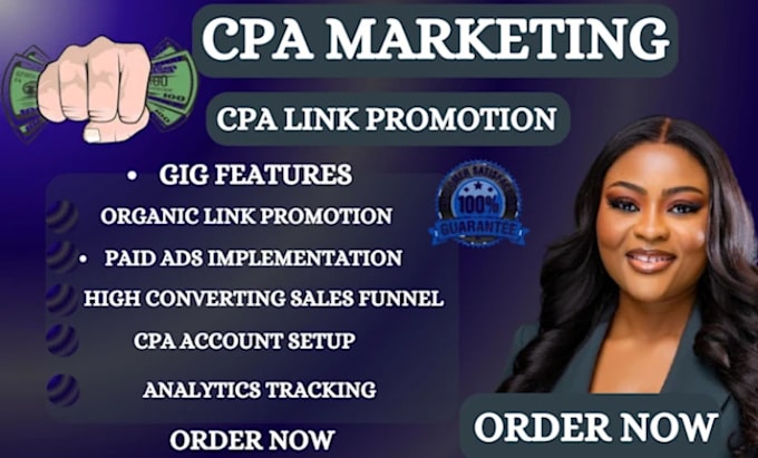Promote cpa marketing, cpa promotion, cpa landing page to get 500k real ...