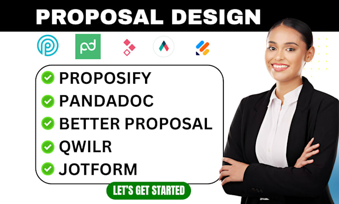 Design high converting proposals in proposify, pandadoc, jotform, and qwilr by Tylerwillss | Fiverr