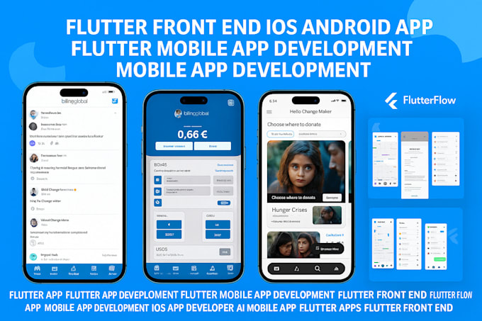 Flutter front end ios android app flutter mobile app development mobile app fix by ...