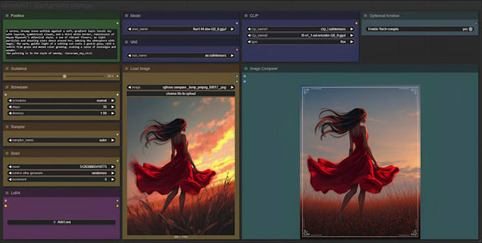 Create comfyui workflow using stable diffusion for realistic ai image generation by Chatgpt ...