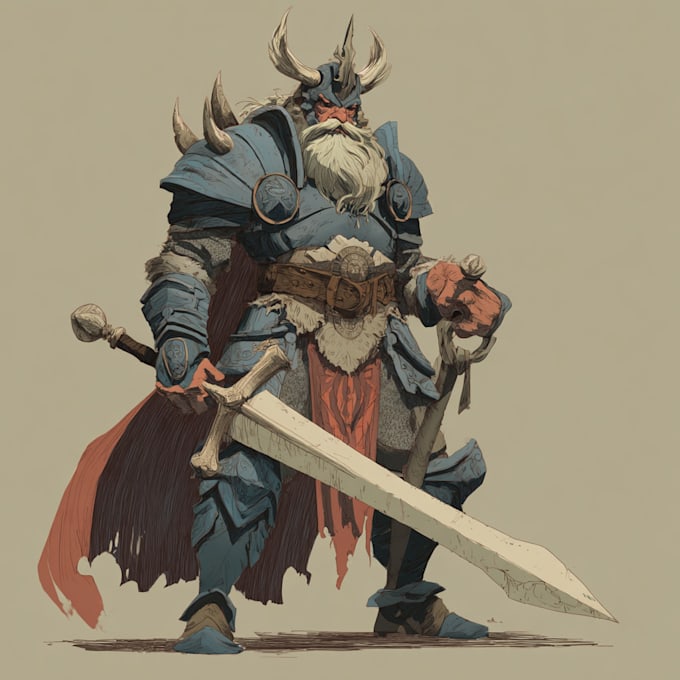 Draw fantasy dnd character art and dnd character by Davianrowe | Fiverr