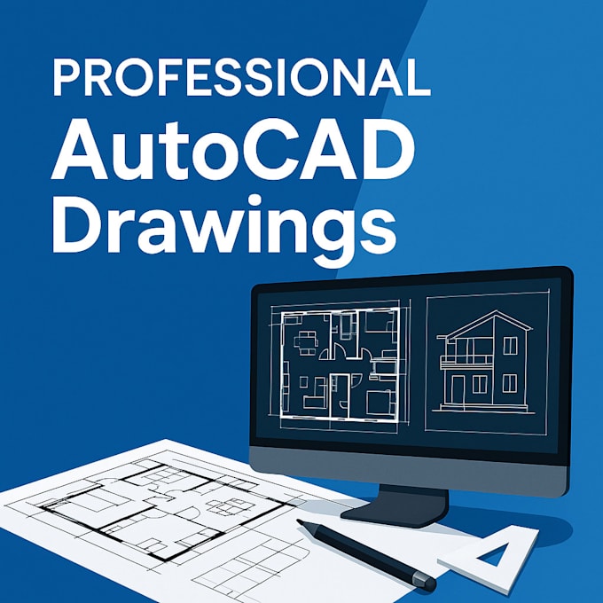 Draft your custom 2d floor plans and elevations with precision in autocad by Umartech92 | Fiverr