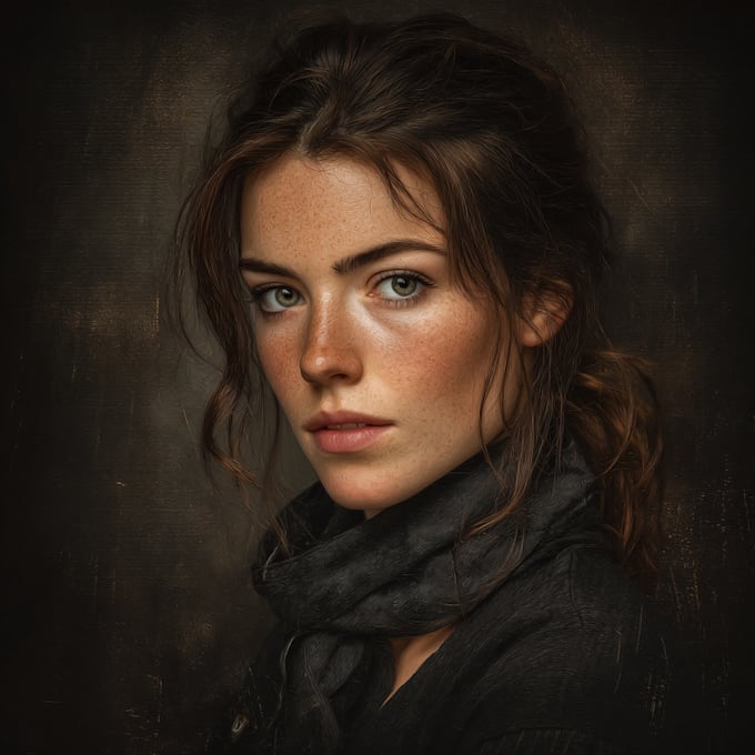 Draw realistic digital oil painting art portrait by Zairehardy | Fiverr