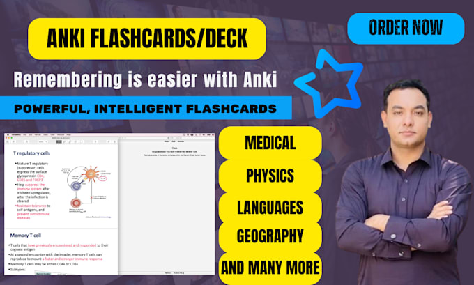 Create engaging anki and quizlet flashcards by Daniyalali_24 | Fiverr