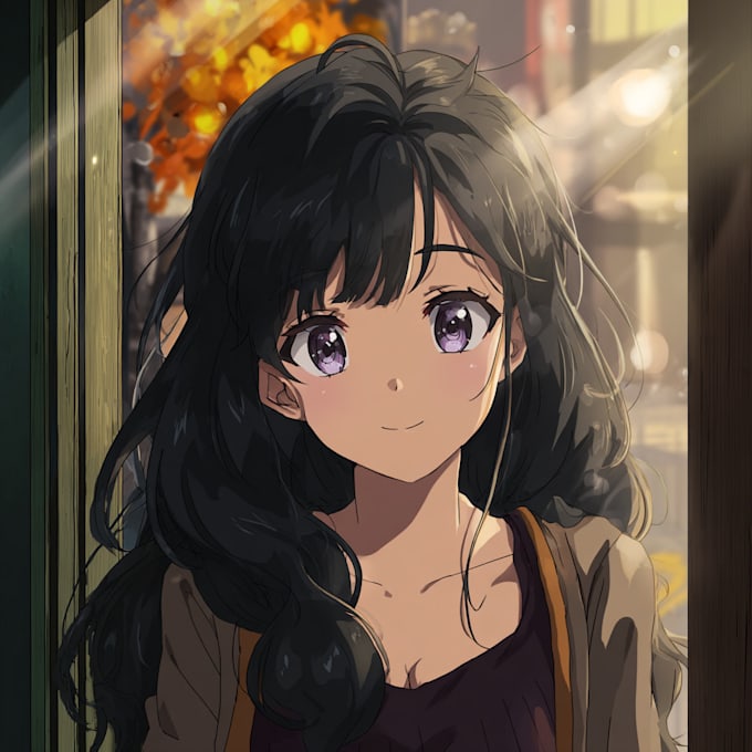 Draw your anime girl original character or fanart by Velvetpuff | Fiverr