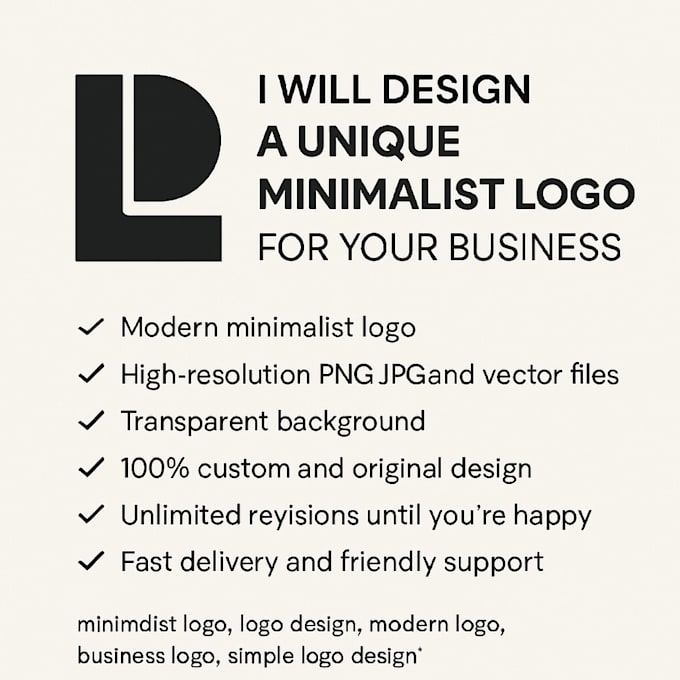 Design a unique minimalist logo for your business by Prantoshill9 | Fiverr