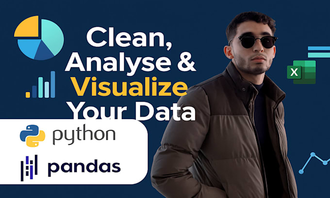 Clean, analyze and visualize your data using python by Saad_mounder | Fiverr